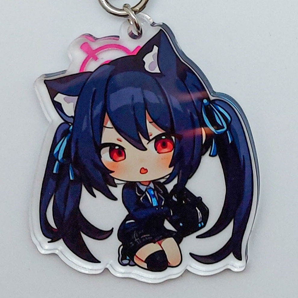 CLEARANCE Blue Archive Keychain: Abydos High School, Double-sided ...