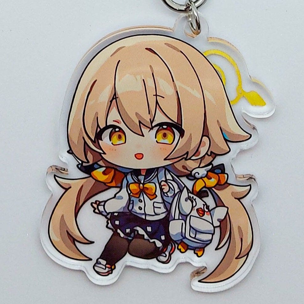 CLEARANCE Blue Archive Keychain: Abydos High School, Double-sided ...