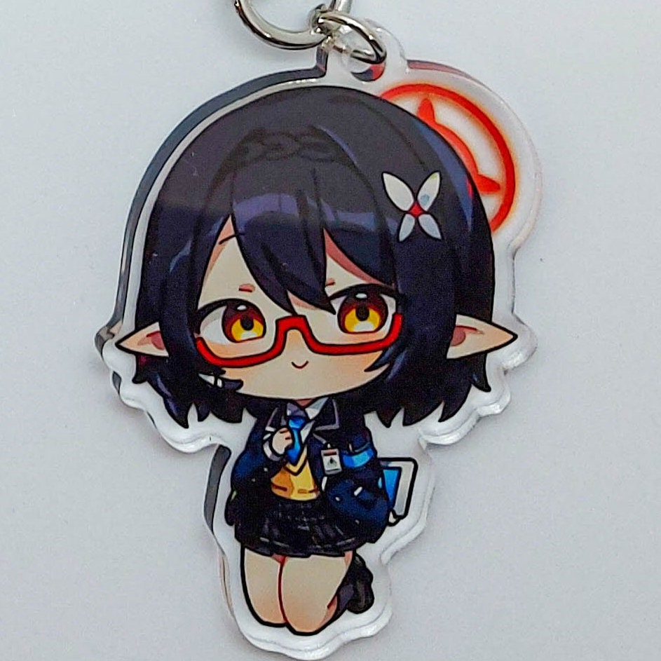 CLEARANCE Blue Archive Keychain: Abydos High School, Double-sided ...