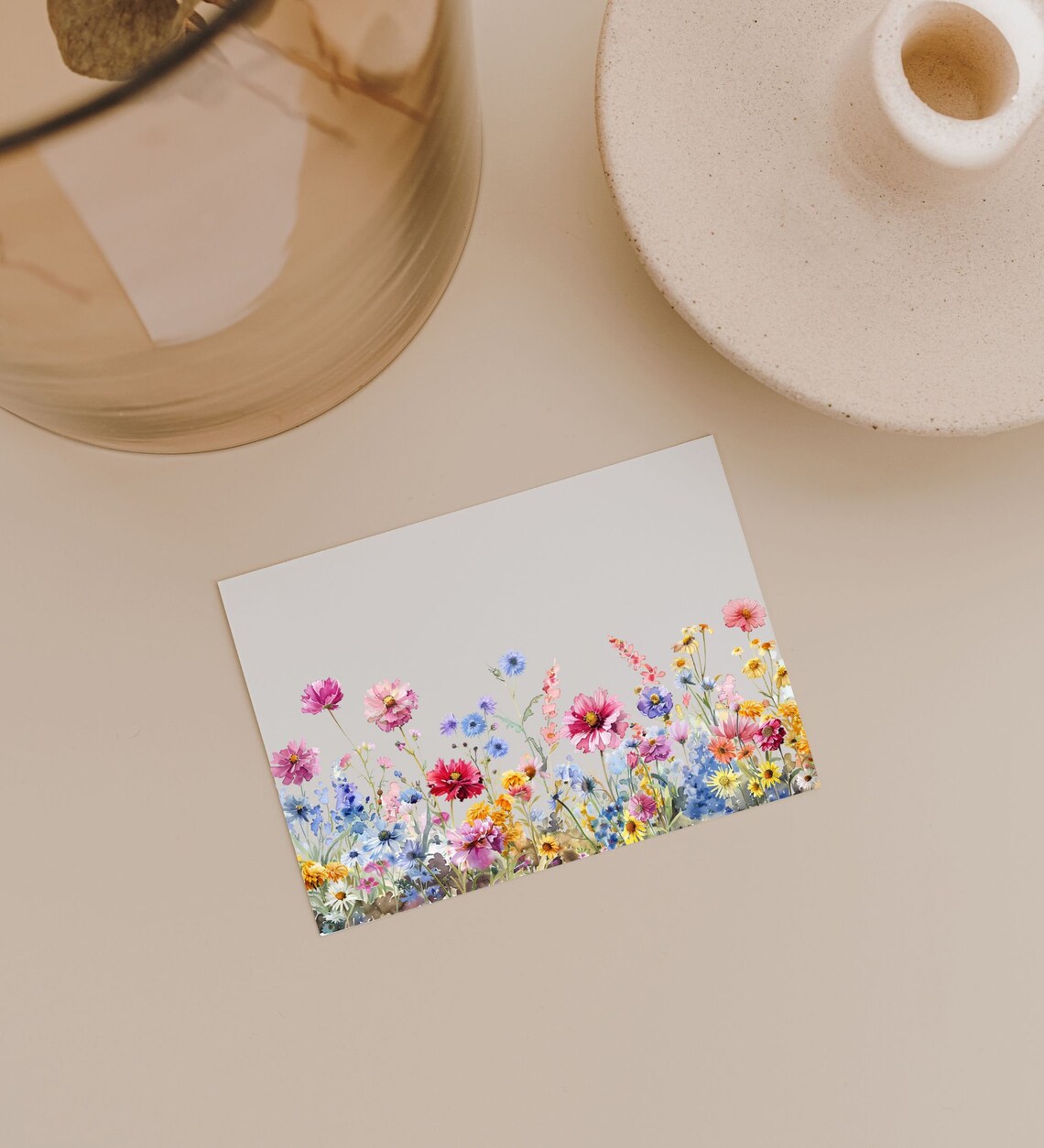 Watercolor August Flowers Clipart | Floral PNG Backgrounds (digital ...