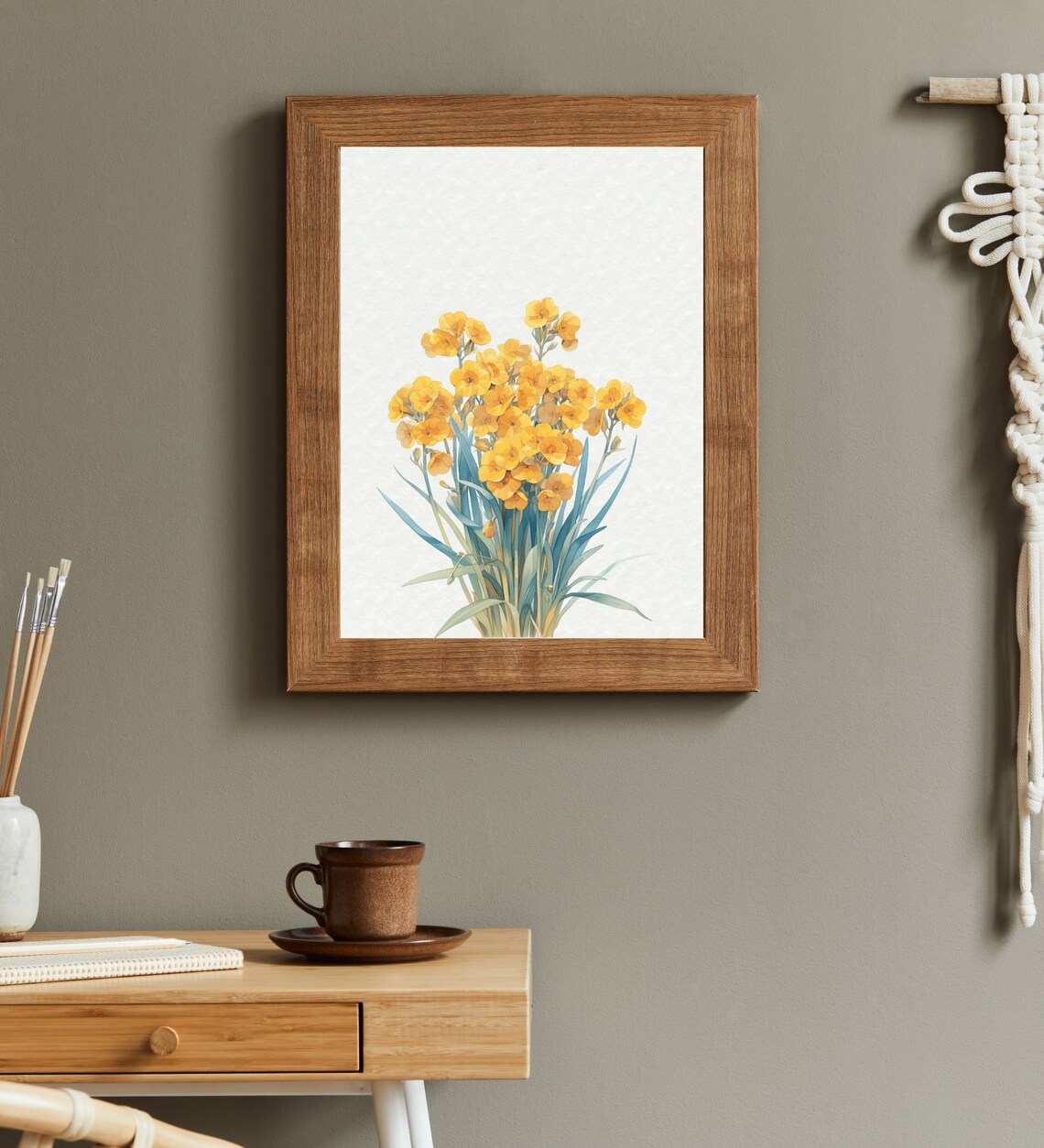 Watercolor Cowslip Clipart | Flower Collection - 10 Digital PNG Flowers ...