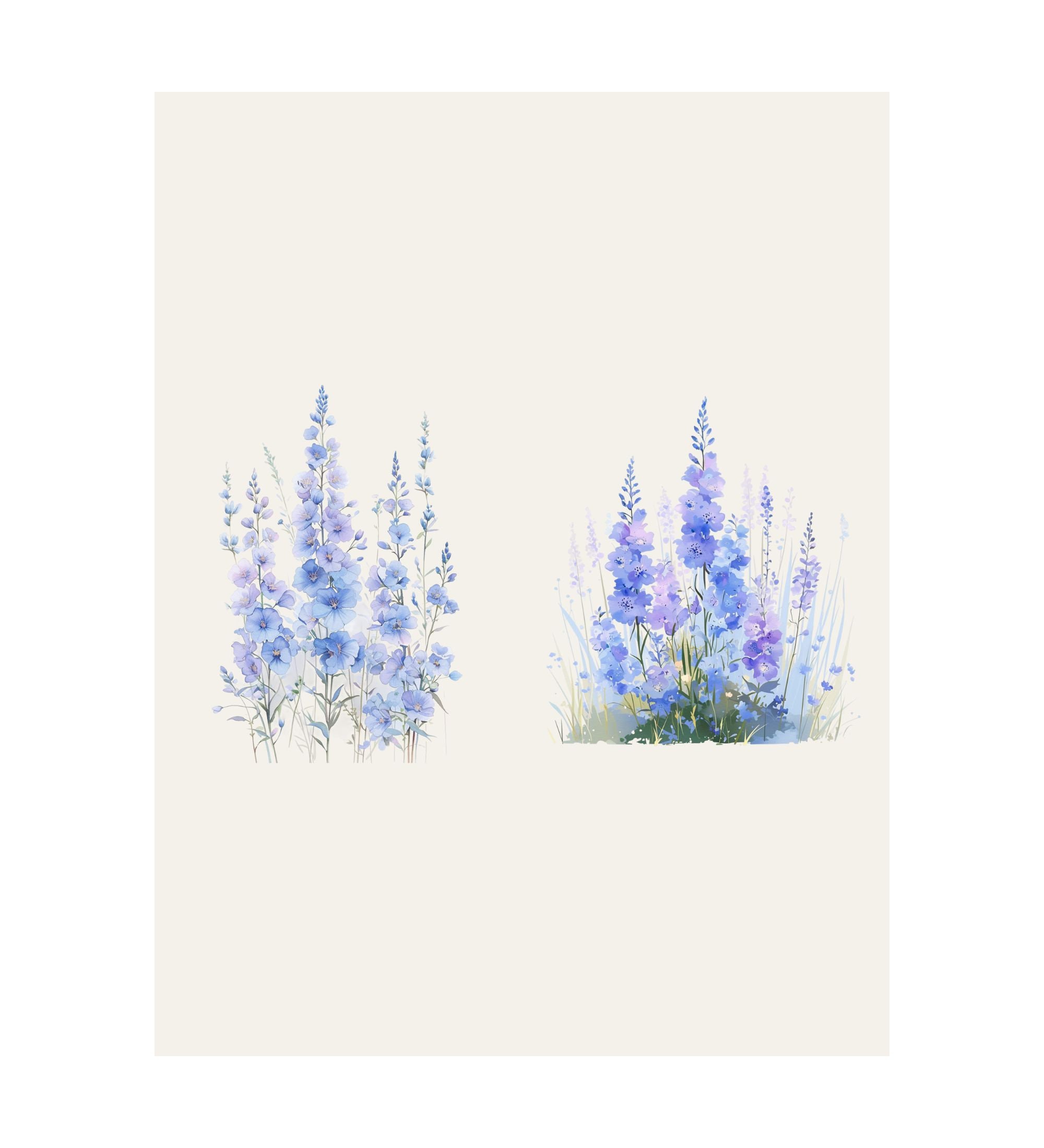 Watercolor Veronica Clipart | Flower Collection - 10 Digital PNG ...