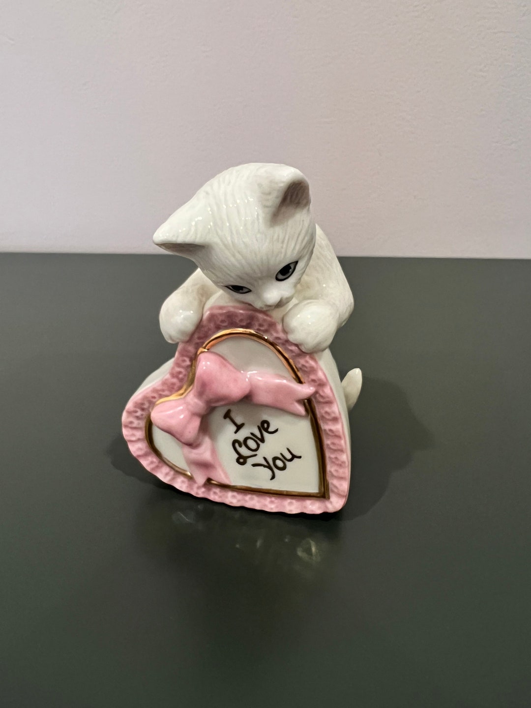 Lenox Cat ‘I Love You’ - Etsy