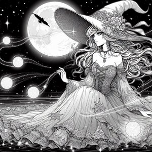Adult Coloring Book: A Witch for Every Witch - Etsy