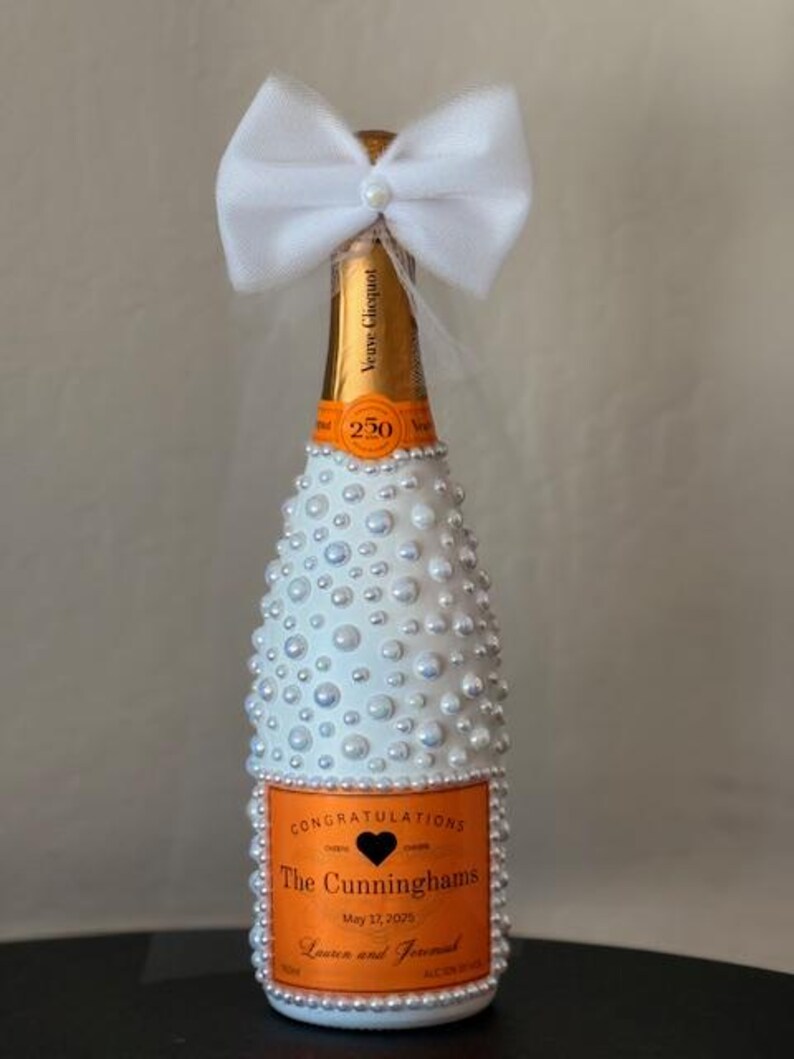 Custom Bridal Veuve Champagne 750ml Bottle - Etsy
