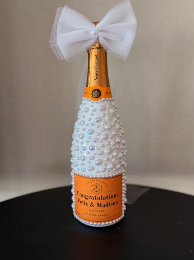 Custom Bridal Veuve Champagne 750ml Bottle - Etsy