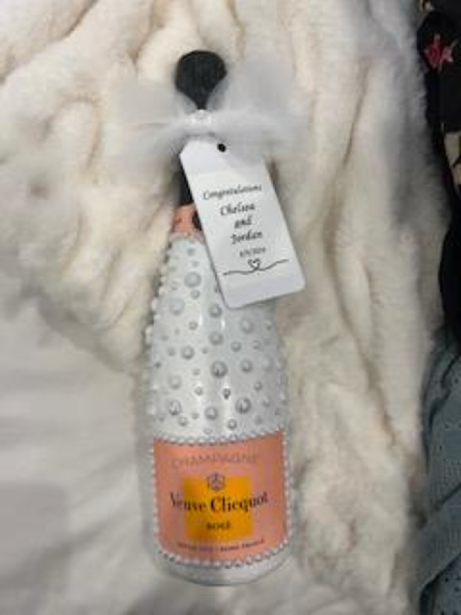 Custom Bridal Veuve Champagne 750ml Bottle - Etsy