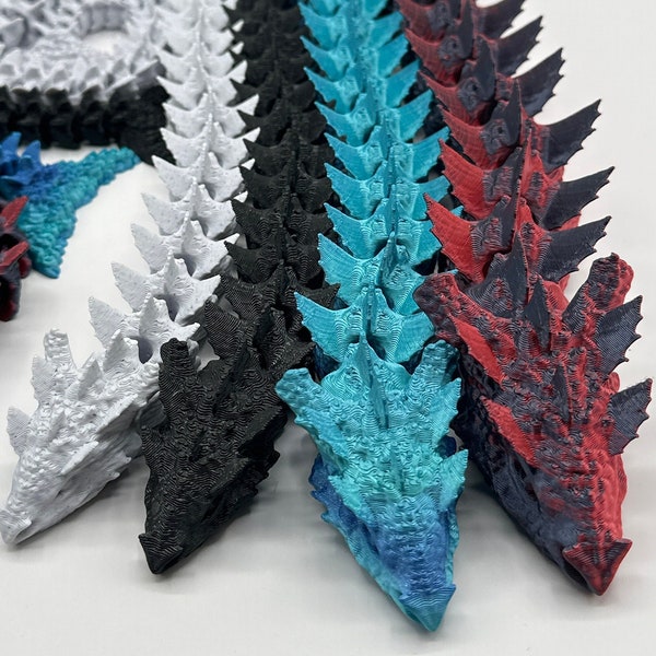 3d Printed Dragon 30 Inches - Etsy