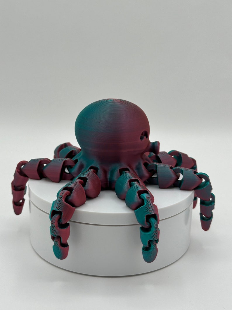 Wiggly Wonder: Fidget Octopus 3D Printed - Etsy