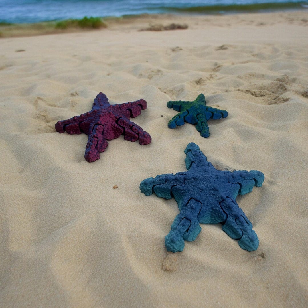 Fidget Starfish 3D Printed - Etsy