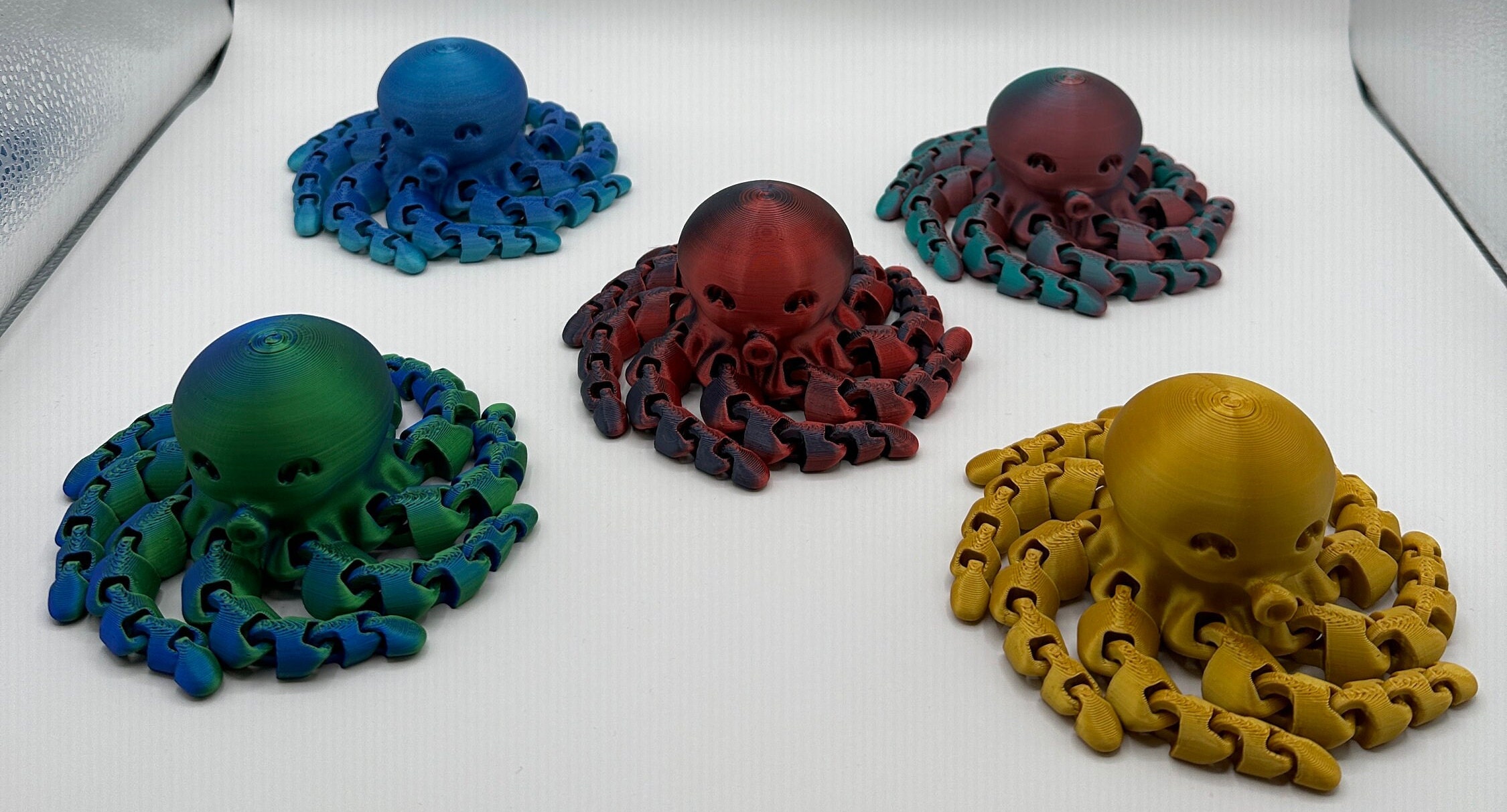 Wiggly Wonder: Fidget Octopus 3D Printed - Etsy