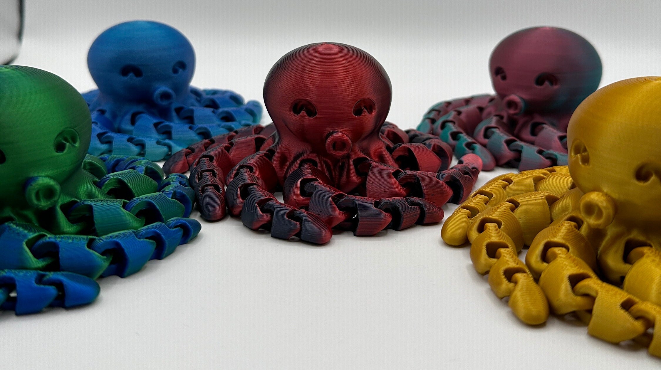Wiggly Wonder: Fidget Octopus 3D Printed - Etsy