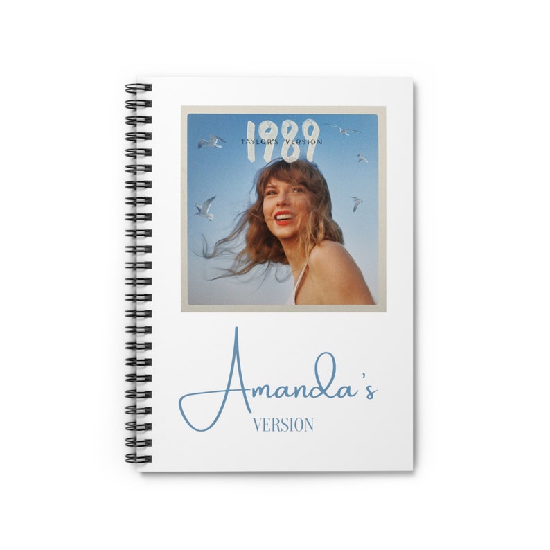 Personalized Taylor Swift Spiral Notebook Swiftie Notebook the Eras ...