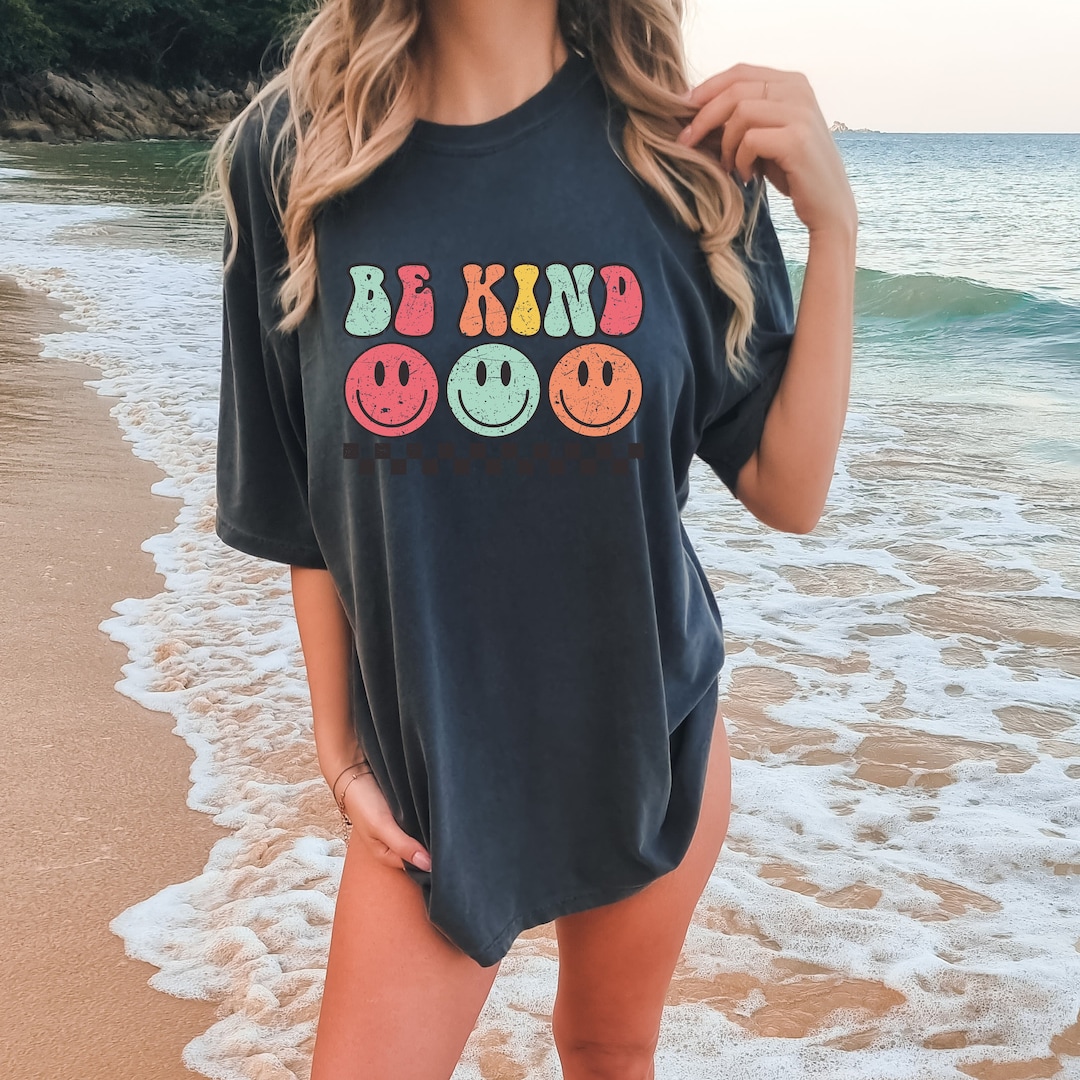Be Kind Summer Shirt Summer Time Summer Vibe Beach Shirt Comfort Colors ...