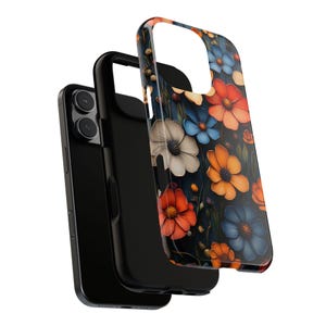 Metallic Floral Phone Case – Flower Design - Etsy
