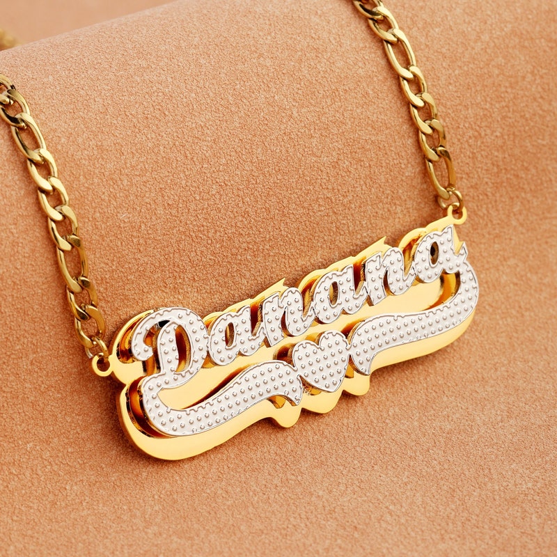 Nameplate Necklace - Etsy