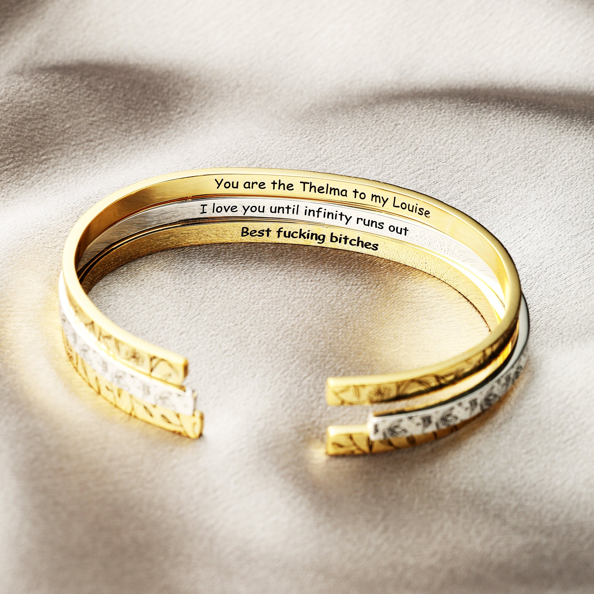 Custom Cuff Bracelet, Engraved Bangle, Customized Bracelets With Text ...