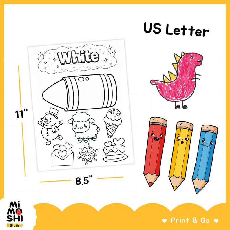 Color Learning Coloring Pages | Color Words Practice Worksheets for ...