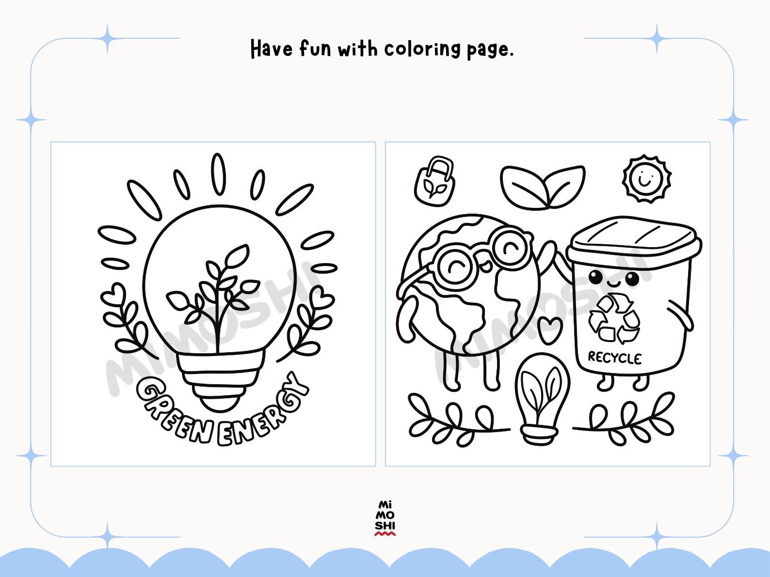 Happy Earth Day Coloring Pages | Save the Earth Cute & Fun Printable ...