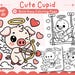 Cute Cupid Coloring Pages | Bold and Easy Coloring Book ,animal ...