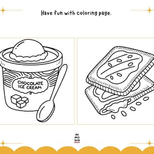 Snacks Love Coloring Pages | Food and Drink Relaxation | Coloring Pages ...