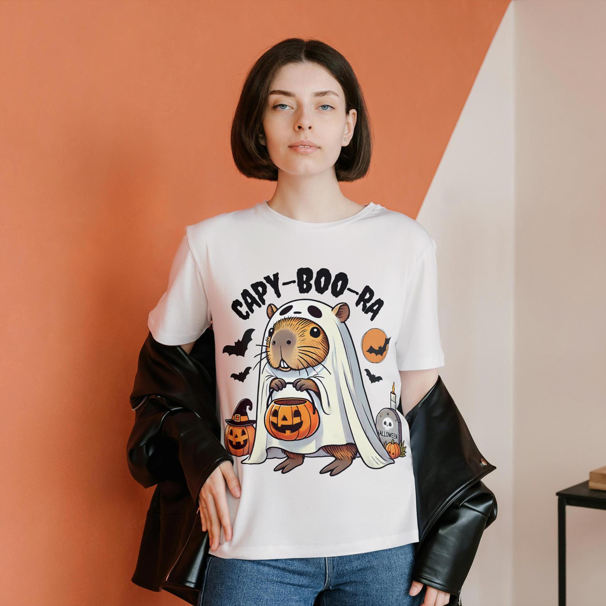 Capybara Halloween Ghost PNG ,cute Capybara Sublimation, Spooky ...