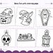 Happy Halloween Coloring Pages: Spooky Ghost Designs (PNG + PDF) - Etsy