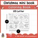 Mini Christmas Coloring Book | Printable Holiday Coloring ,santa Maze ...