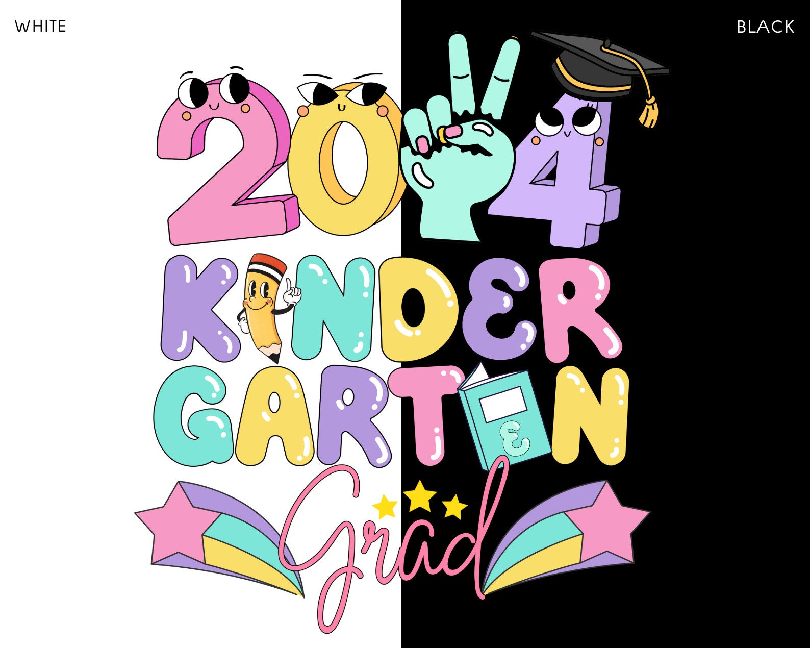 2024 Kindergarten Graduation Graduate Kids Boys Girls,kinder Graduate ...