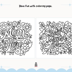 Mother’s Day Quotes Coloring Pages | Inspirational & Funny ,printable ...