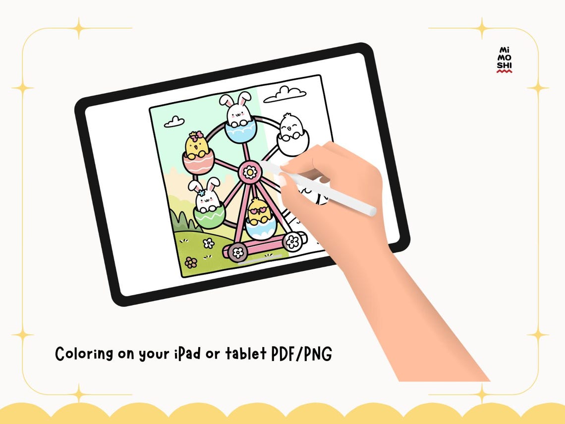 Easter Spring Coloring Pages | Bold and Easy ,easter Bunny,easter Egg ...
