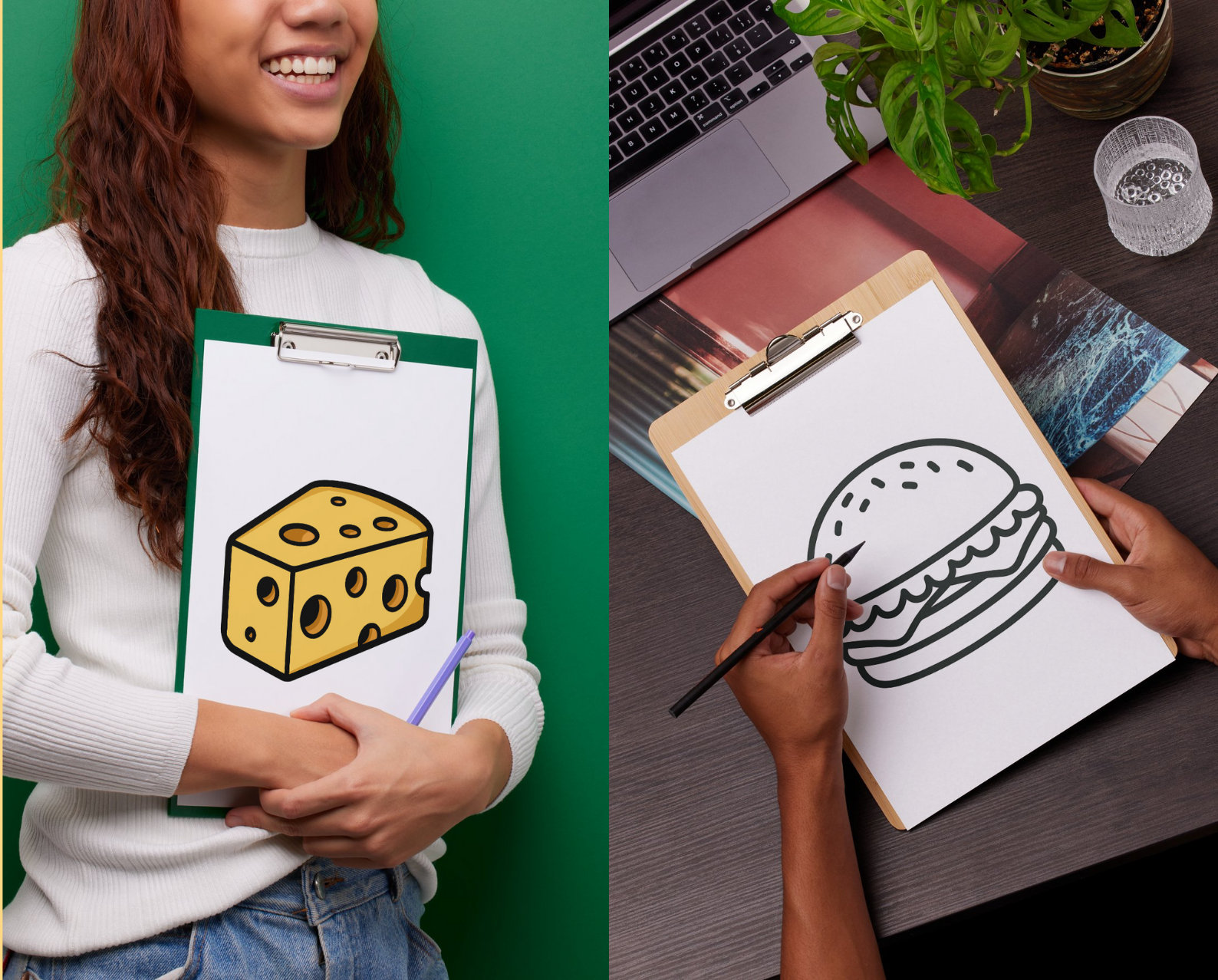 Food & Drink Coloring Pages: 30 Bold, Easy Designs (printable PDF) - Etsy