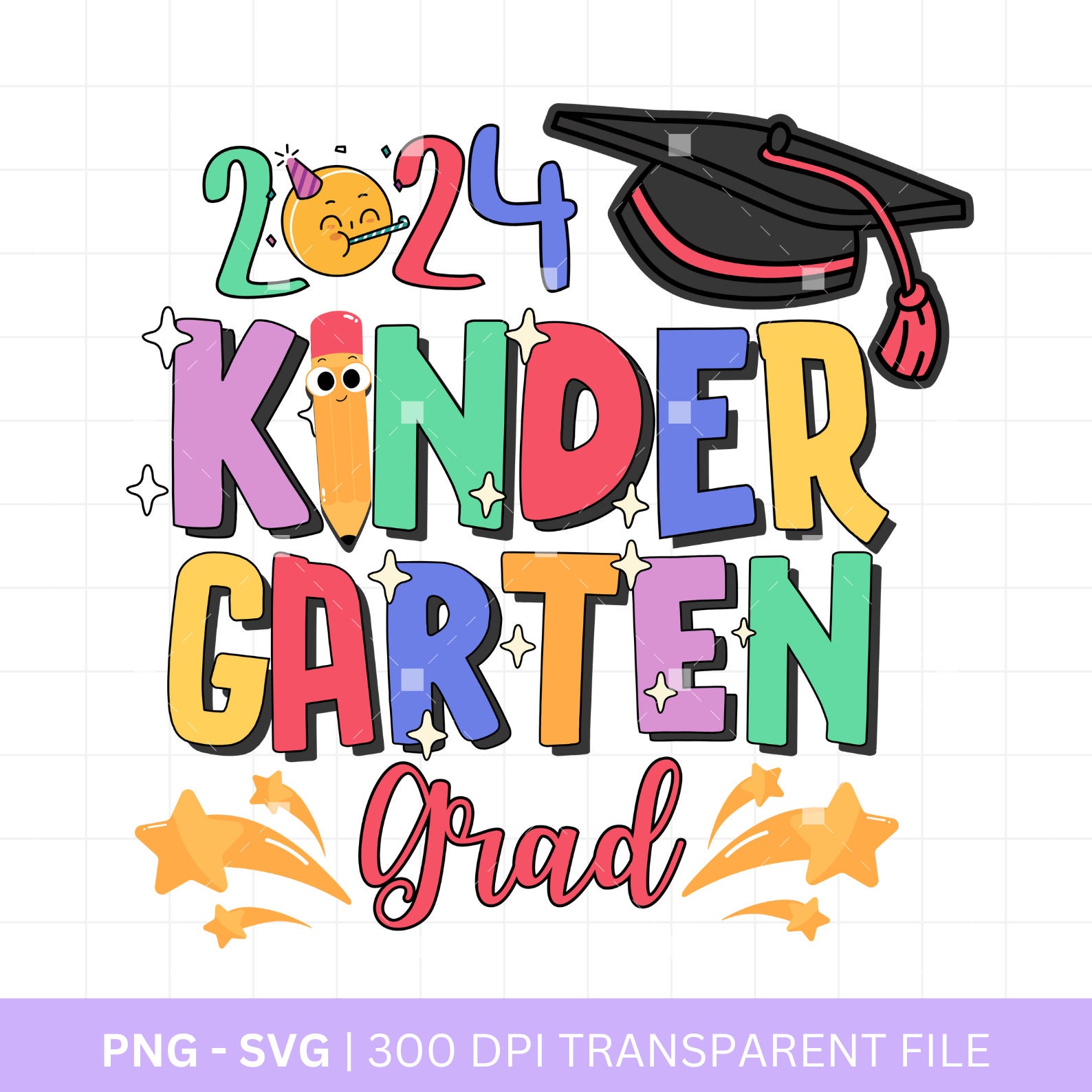2024 Kindergarten Graduation Graduate Kids Boys Girls,kinder Graduate ...