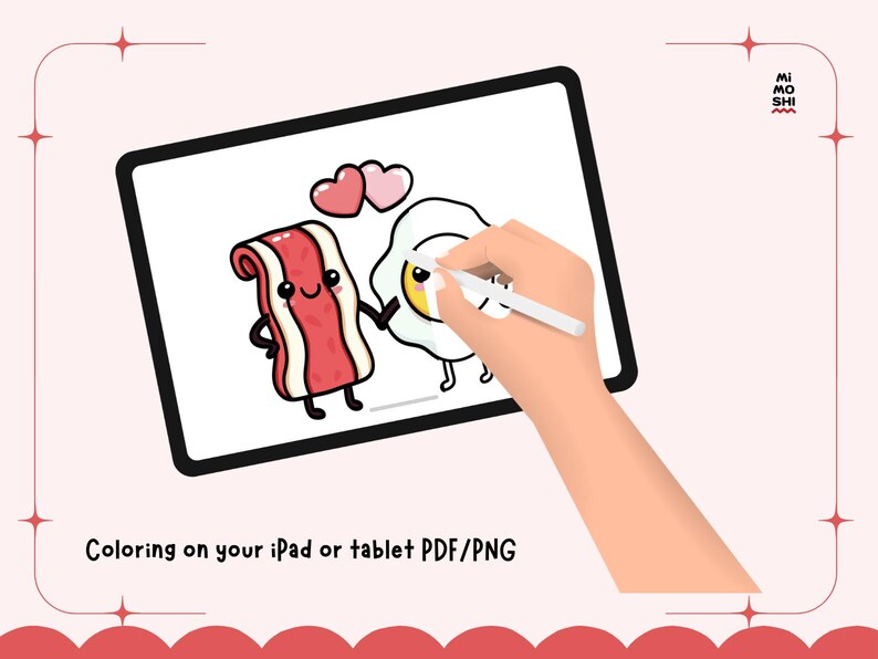 Perfect Match Food Coloring Pages | Bold and Easy Coloring Book ...