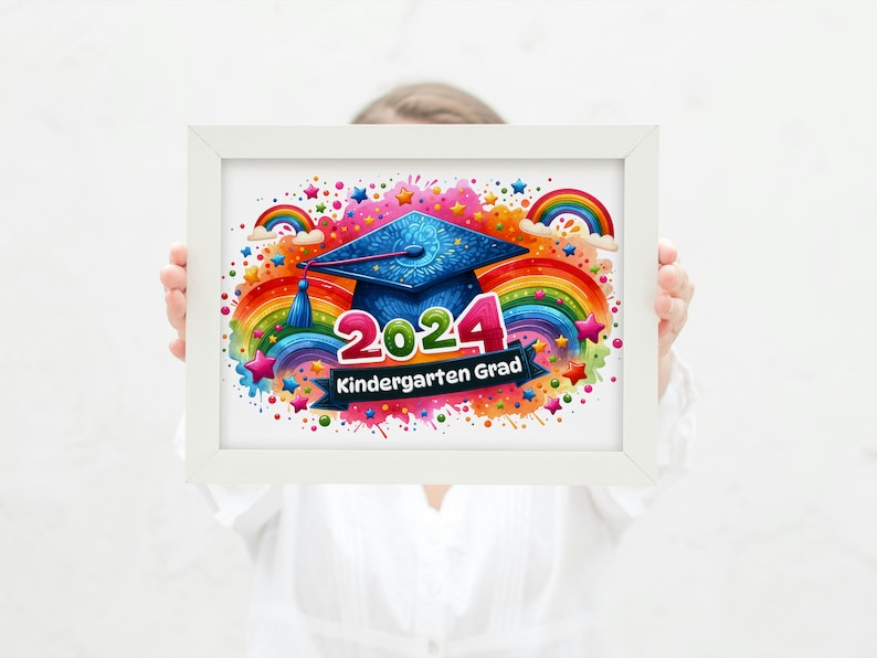 2024 Kindergarten Grad, Kindergarten Graduation Png, Kindergarten ...