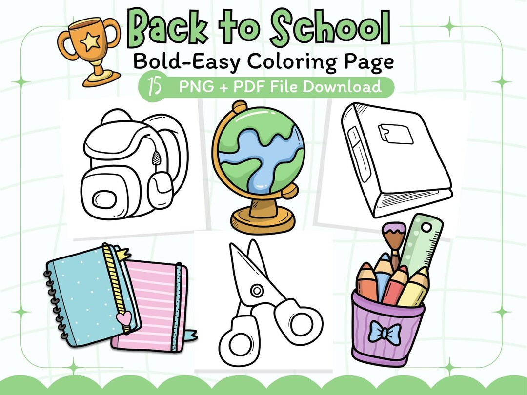 Back to School Coloring Page ,school Coloring Pages, Teacher Printable ...