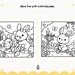 Easter Spring Coloring Pages | Bold and Easy ,easter Bunny,easter Egg ...