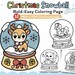 Christmas Snowball Globe Coloring Pages | Bold and Easy Coloring Book ...