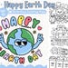 Happy Earth Day Coloring Pages | Save the Earth Cute & Fun Printable ...