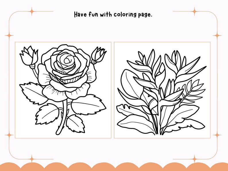 Simple Flower Coloring Pages | Bold and Easy Coloring Book ,natureart ...
