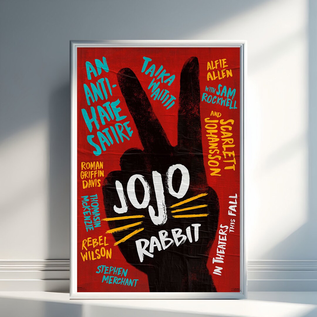 Jojo Rabbit Movie Poster/ Premium Photo Paper Poster/ Wall Art Print ...
