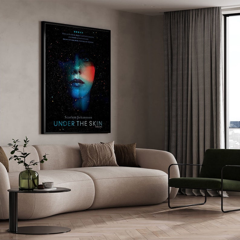 Under the Skin Movie Poster/ Canvas Poster/ Wall Art Print for Gift ...