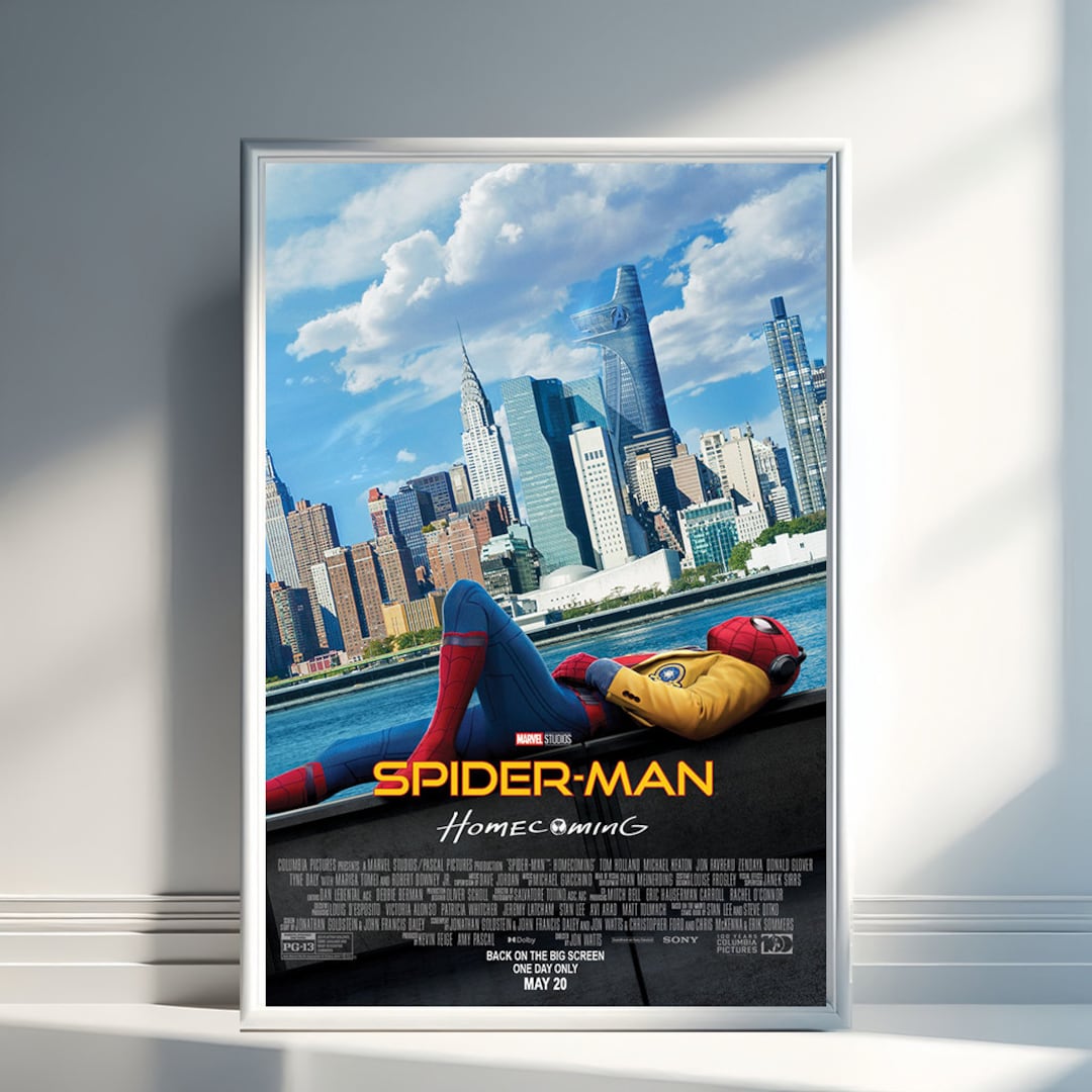 Spider-man Homecoming Movie Poster/ Canvas Poster/ Wall Art Print for ...