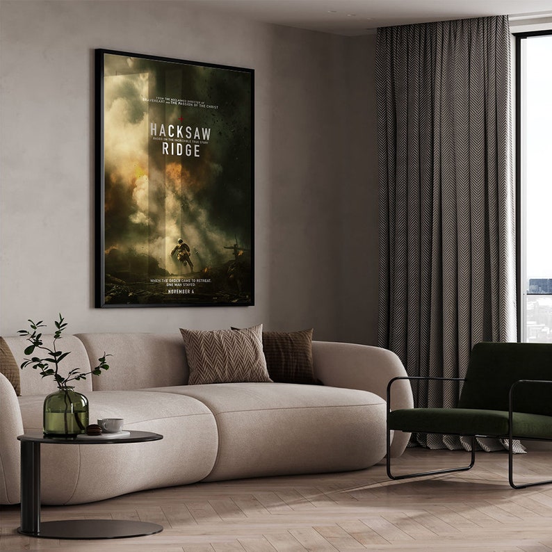 Hacksaw Ridge Movie Poster/ Canvas Poster/ Wall Art Print for Gift ...