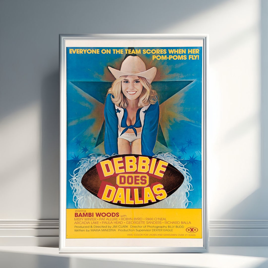 Debbie Does Dallas Movie Poster/ Canvas Poster/ Wall Art Print for Gift ...