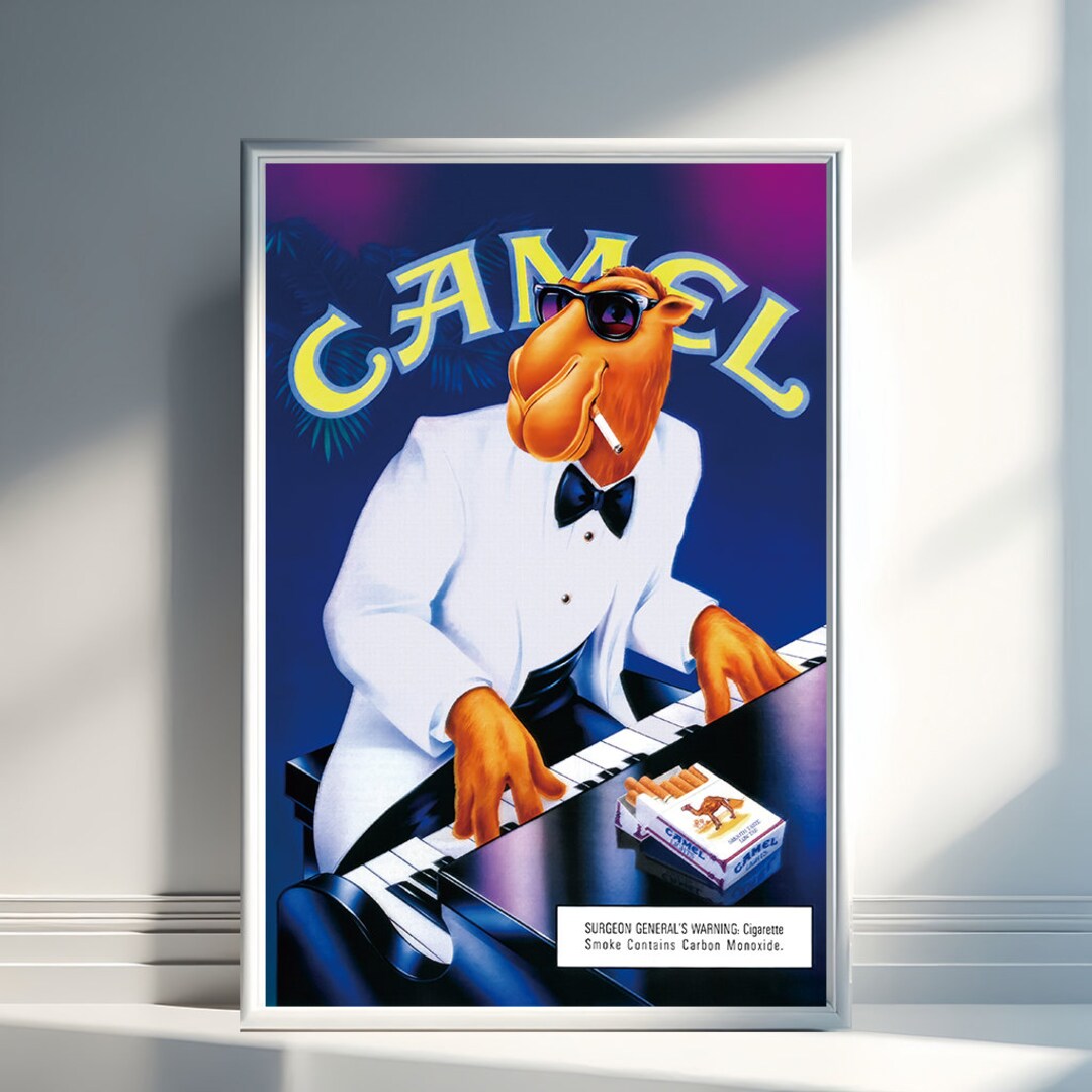 Joe Camel Ads Movie Poster/ Premium Photo Paper Poster/ Wall Art Print ...