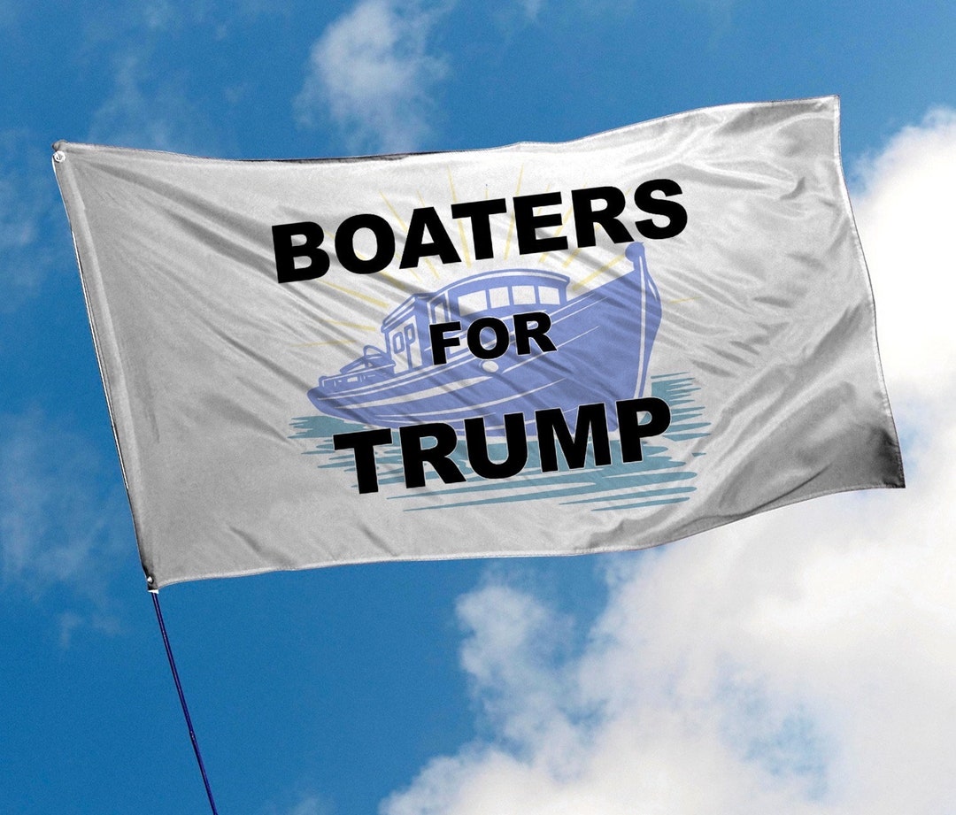 Boaters for Trump Boat Flag - Etsy