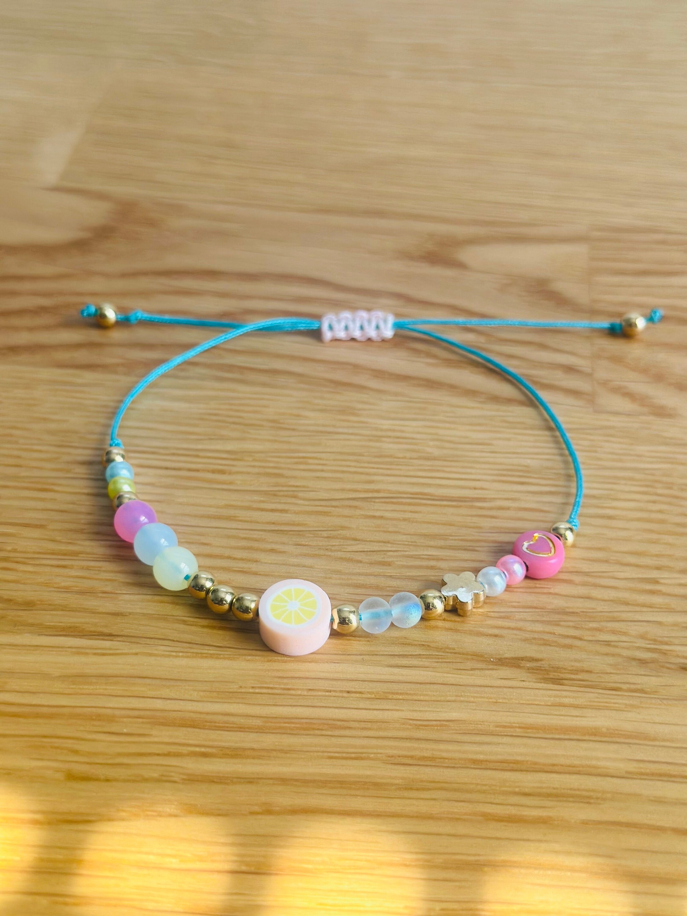 Colorul Fruit String Beaded Bracelet - Etsy