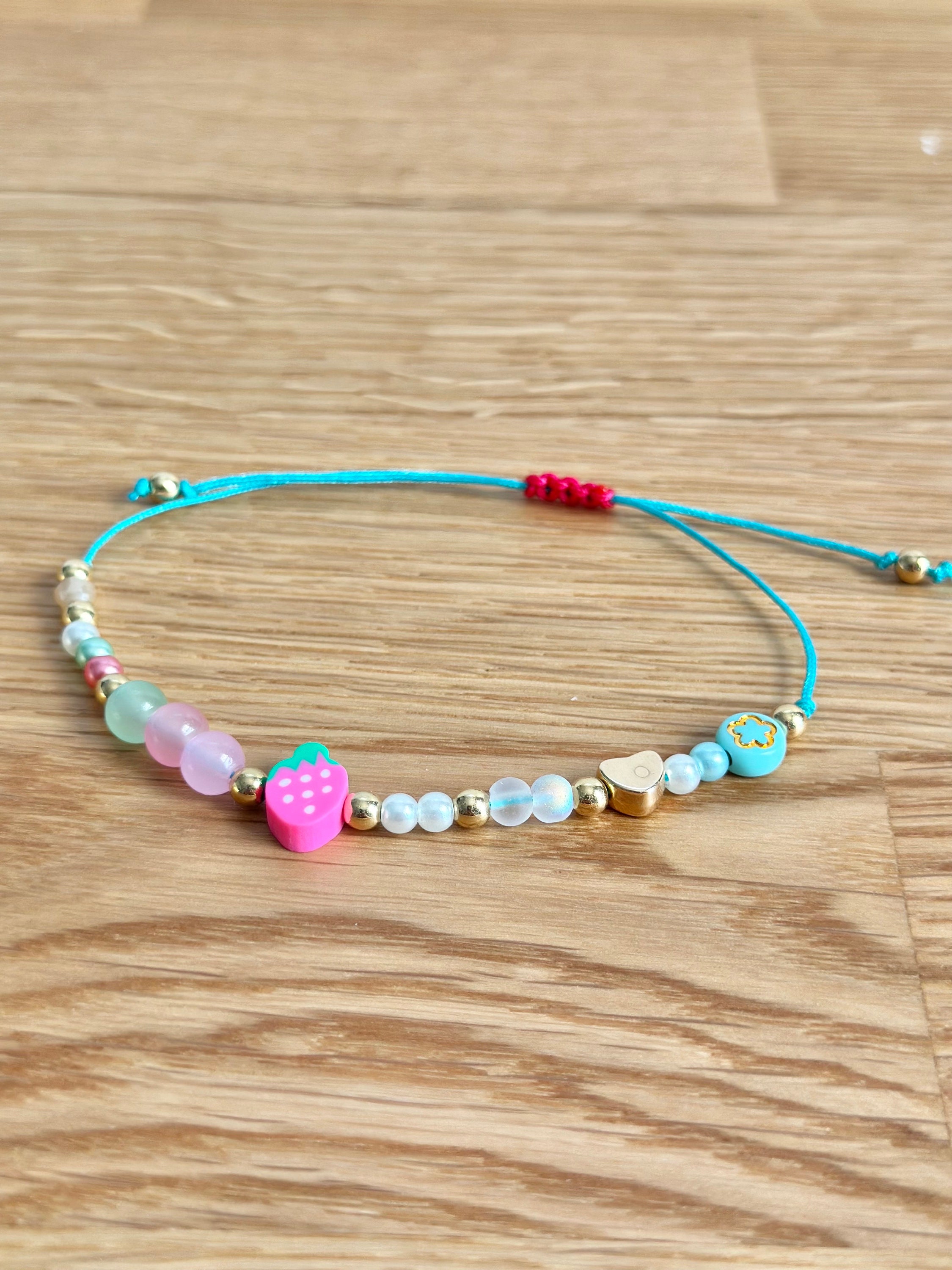 Colorul Fruit String Beaded Bracelet - Etsy