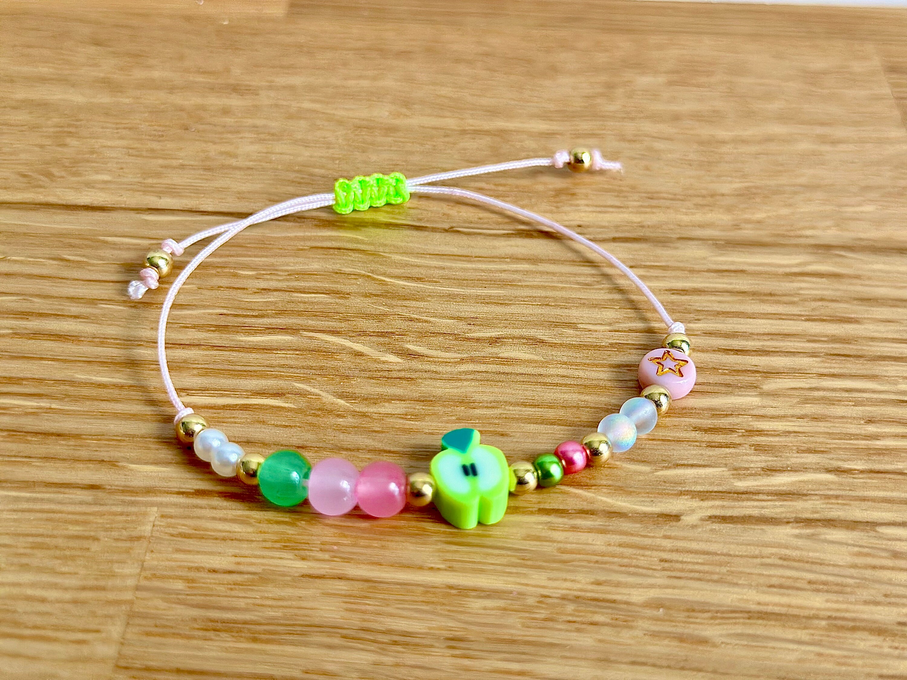 Colorul Fruit String Beaded Bracelet - Etsy